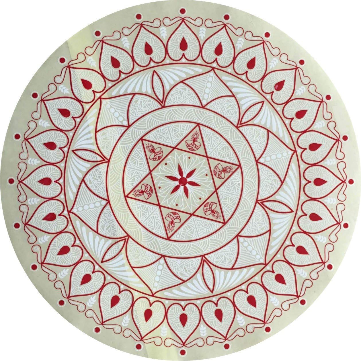 Amazon.com: Suman Creations Plastic Rangoli Wall Stickers (27.94 cm x ...