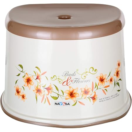 Nayasa Funk Bathroom Stool (Patla) No. 508, Single Pcs, Brown : Amazon ...