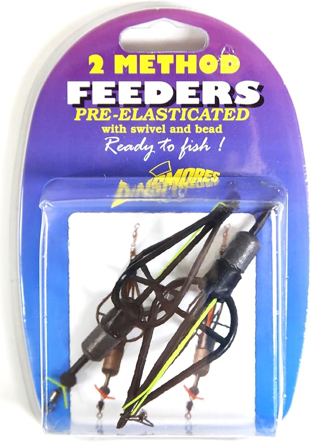 Dinsmores Elasticated Method Feeder (Pack of 2) - Black, 25 g : Amazon ...