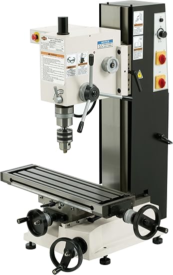 SHOP FOX M1110 6-Inch by 21-Inch Variable Speed Mill and Drill - Power ...