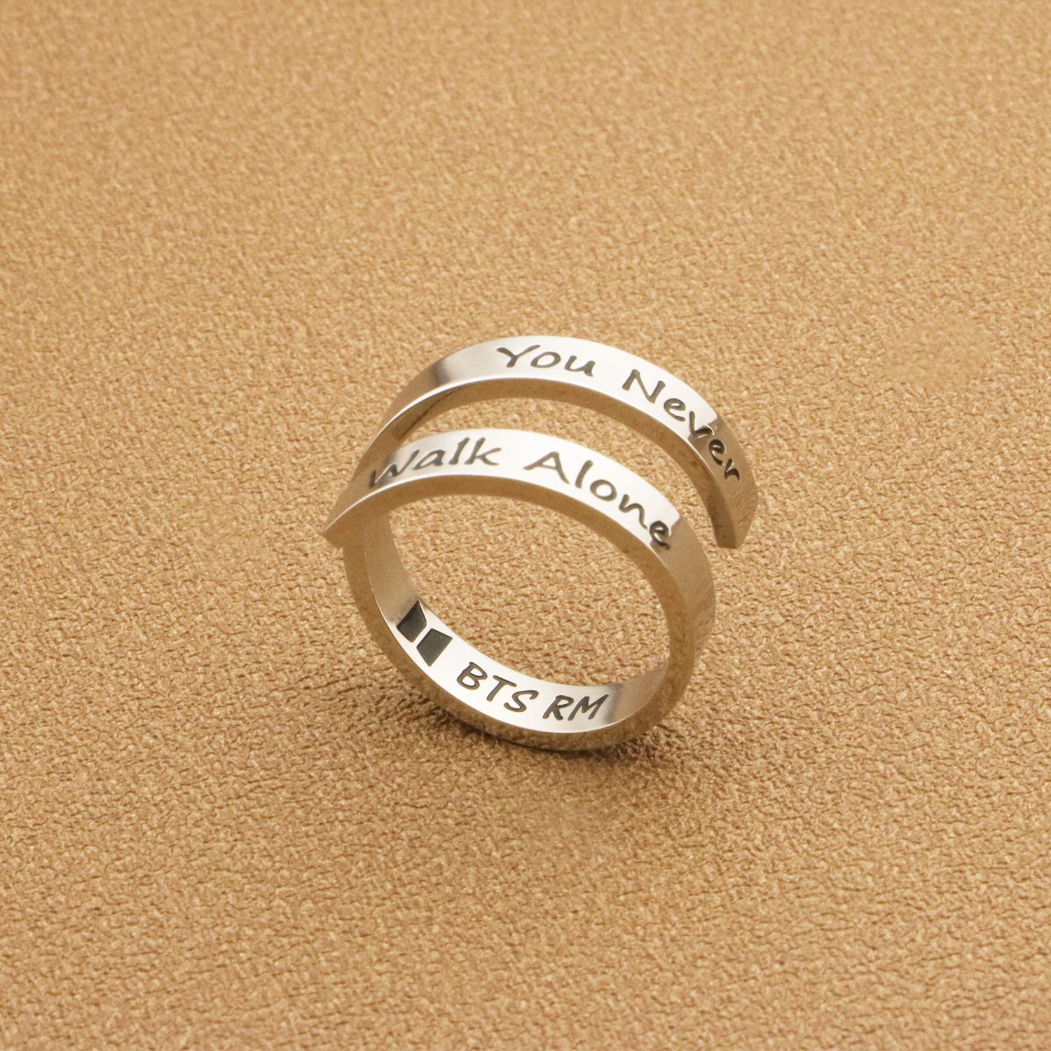 ARETIS Kpop BTS Ring BTS You Never Walk Alone Love Yourself J-HOPE ...