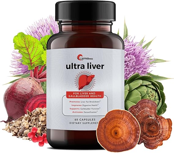 Amazon.com: UpWellness Ultra Liver Supplement for Liver Support and ...