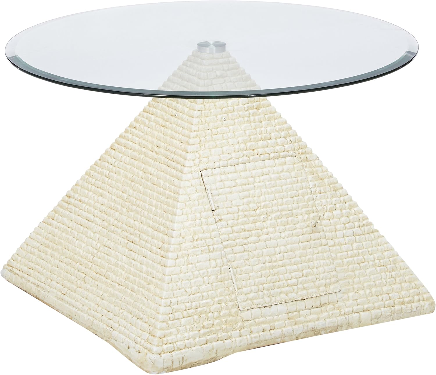 Design Toscano Great Egyptian Pyramid of Giza Sculptural Glass-Topped ...