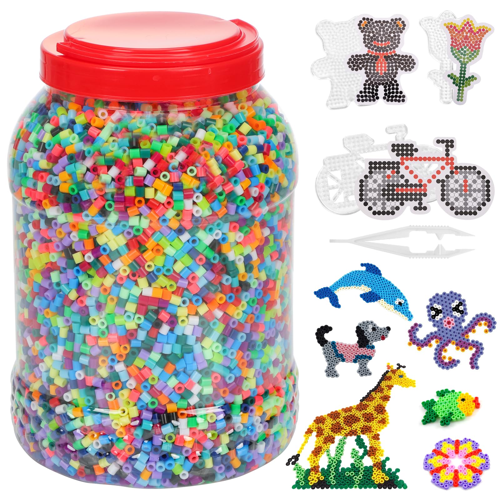 Snapklik.com : Quefe 19000pcs 18 Colors Fuse Beads Set