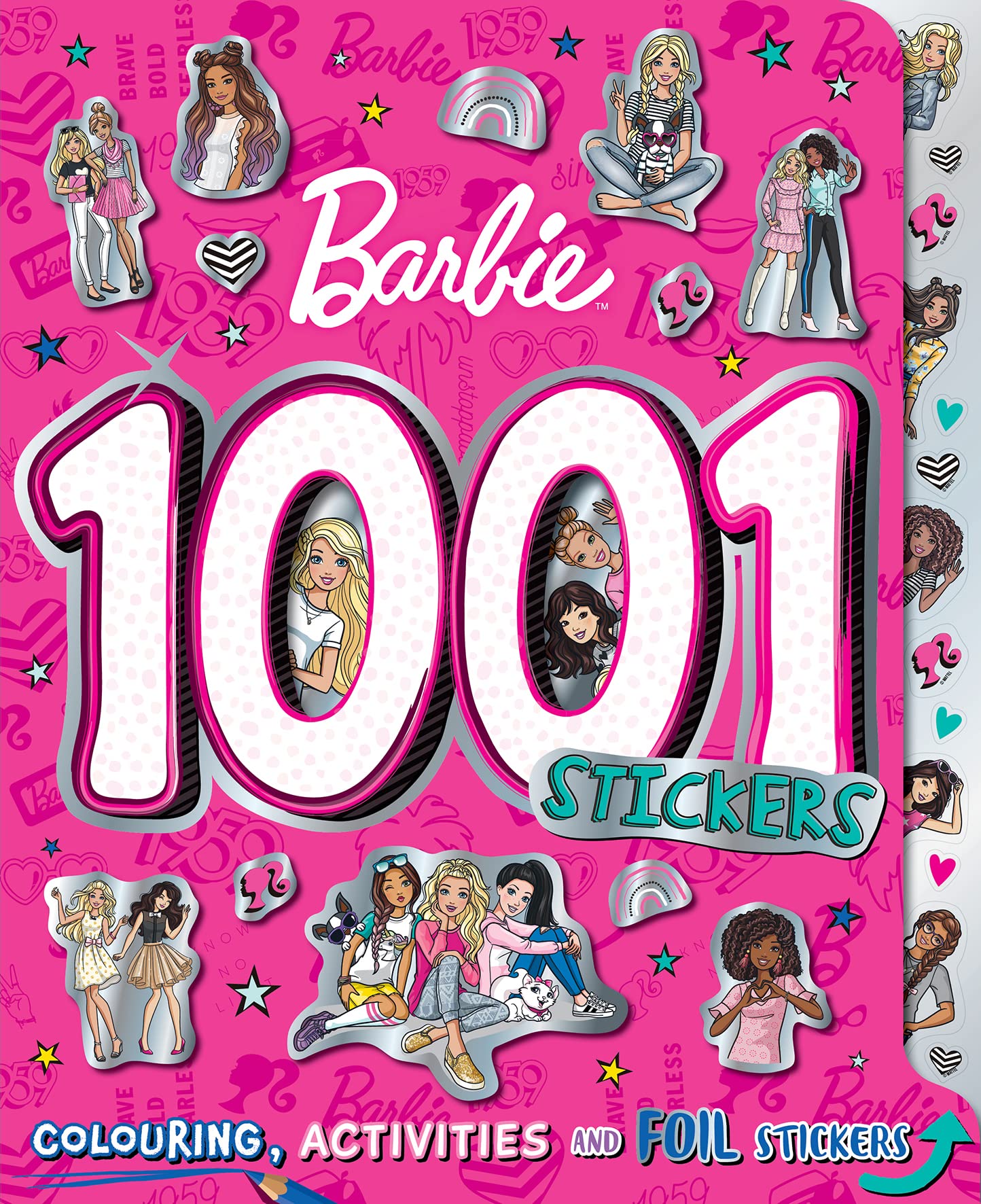 Barbie: 1001 Stickers (Mattel): unknown author: 9781761298769: Amazon ...