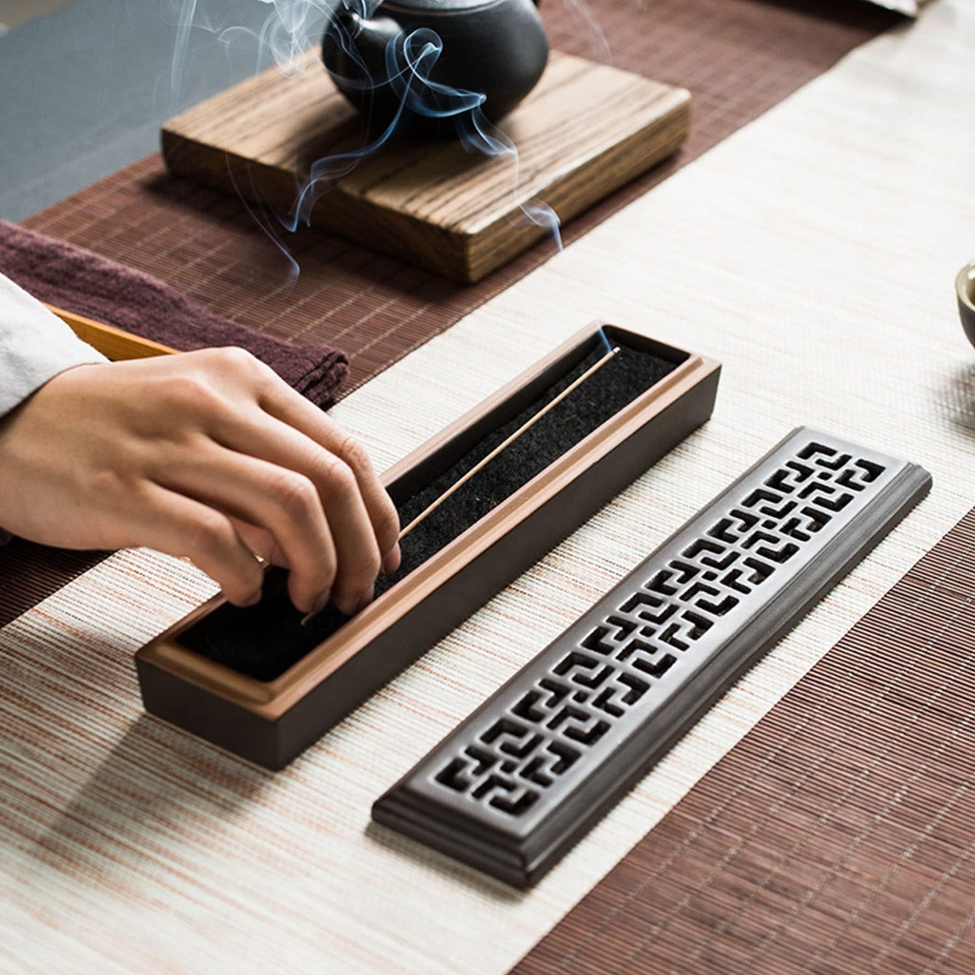 storeindya Wooden Incense holder box : Amazon.co.uk: Home & Kitchen