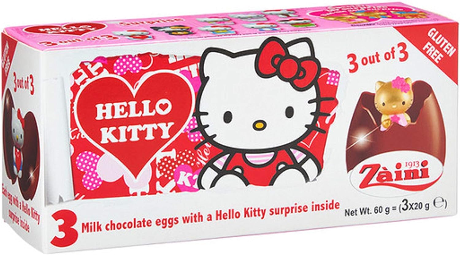 Amazon.co.jp: Zaini Choco Egg Hello Kitty Chocolate Egg : Food ...