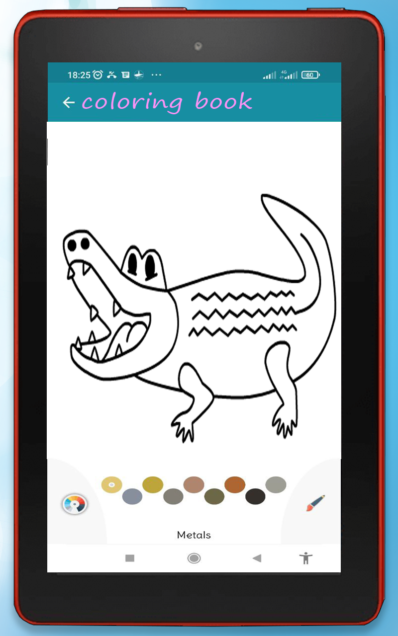 Alligator Coloring Activity Book Coloring Training Book, Cute Crocodile ...