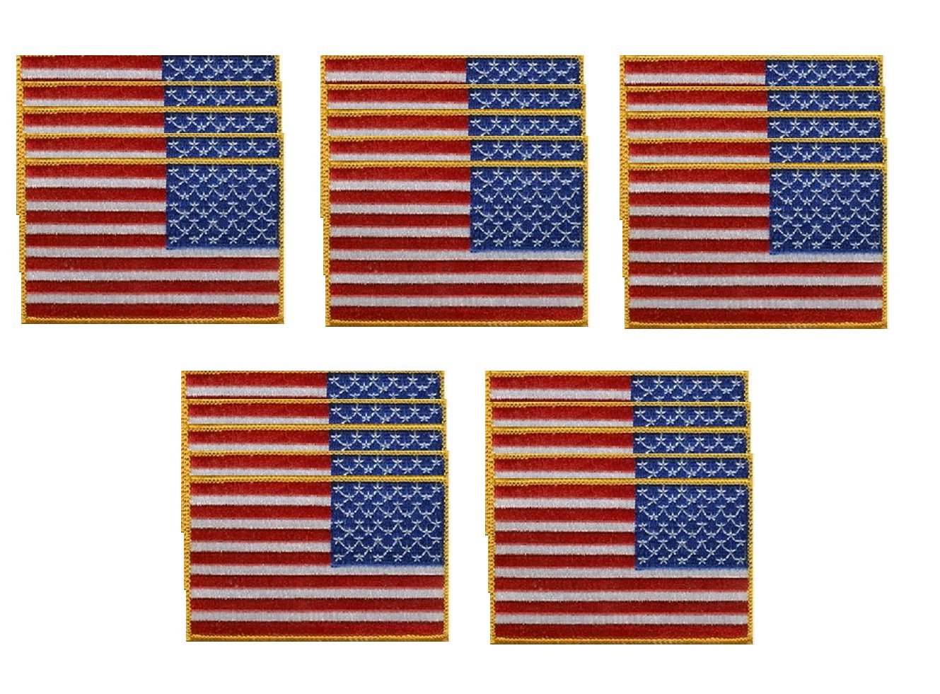 Amazon.com: United States Right Hand Flag Patches 3.50" x 2.25 ...