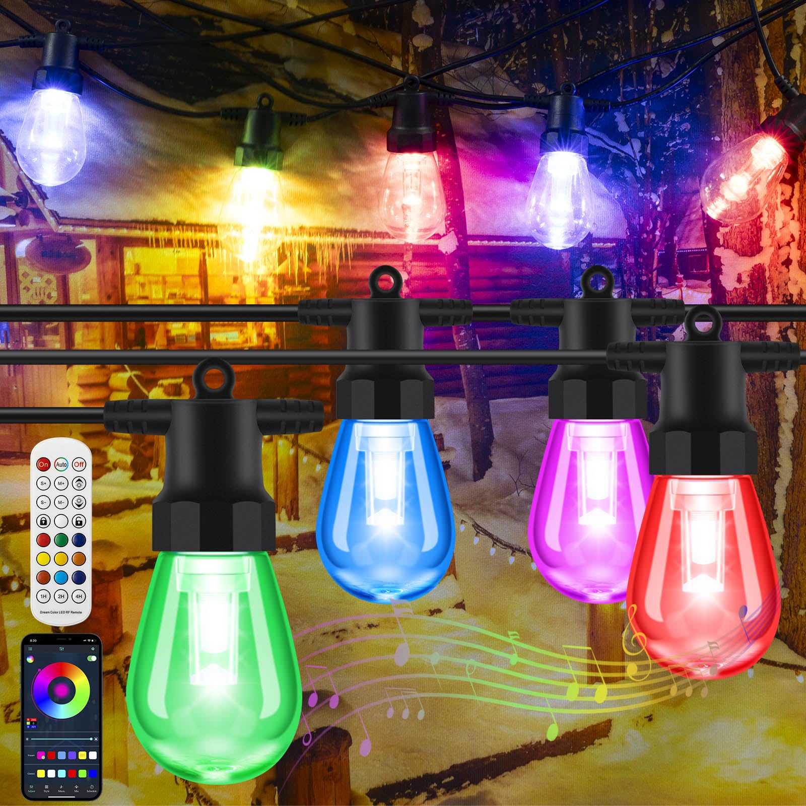 Color Changing Led Patio Lights