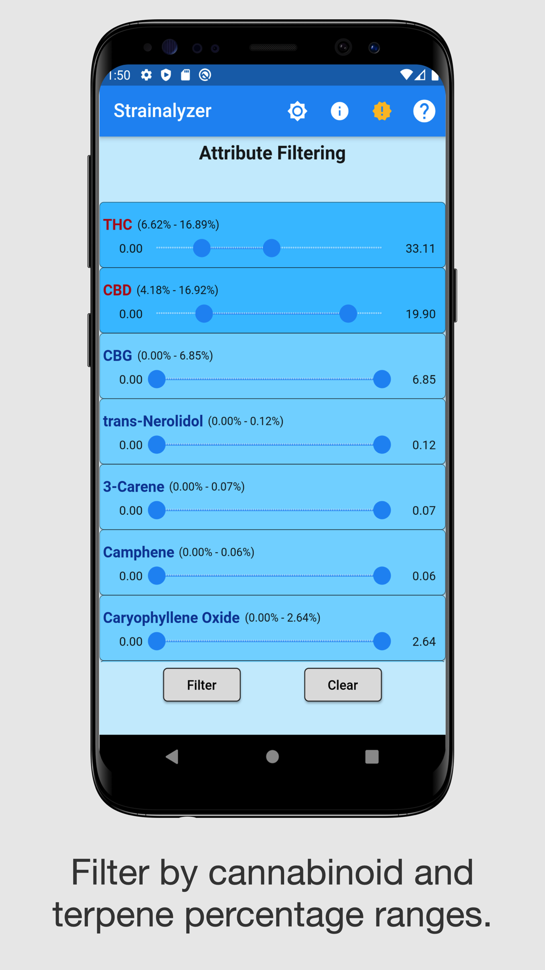 Strainalyzer - Research cannabis strains completely offline.-Amazonアプリ ...