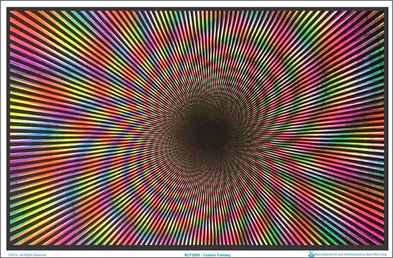 Amazon.com: (24x36) Mind's Eye Blacklight Poster Print : Everything Else