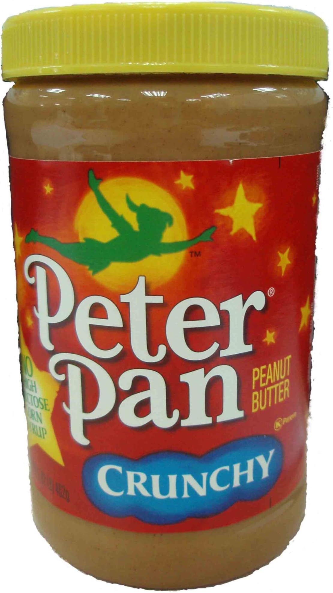 Amazon.com : Peter Pan, Crunchy Peanut Butter, 16.3oz Jar (Pack of 6 ...