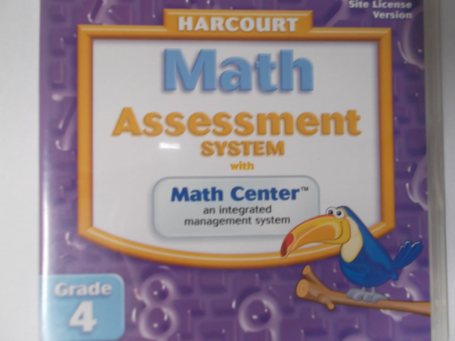Amazon.com: Harcourt Math Assessment with Math Center Level 4 Site ...
