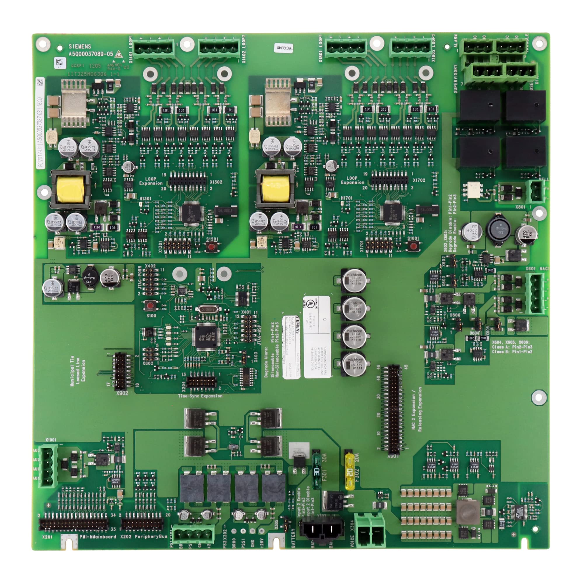 Buy Siemens FCI2017-U1 Cerberus-Pro Periphery PCB Board, 504-Point ...