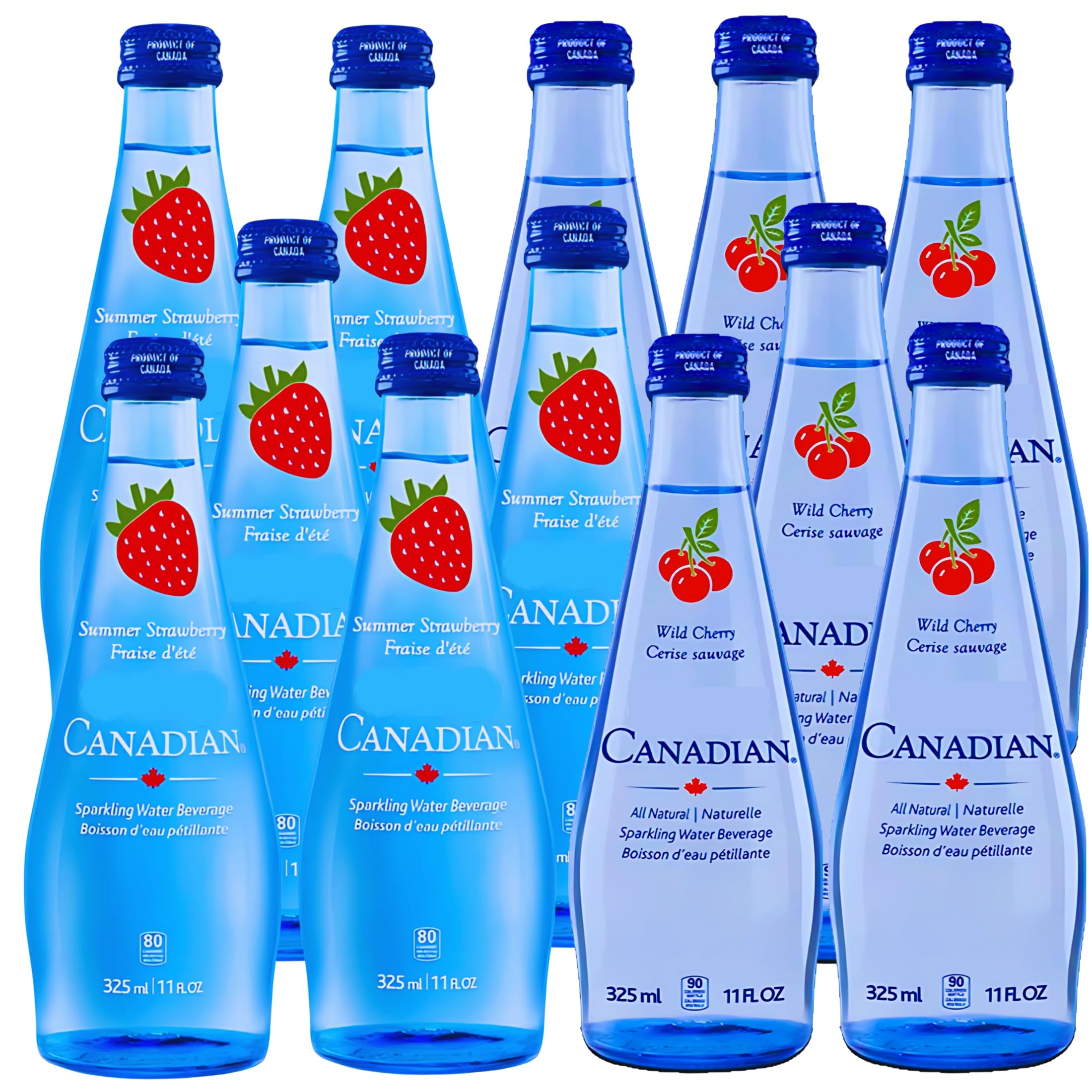 12 Canadian Sparkling Water Beverage 11 Fl Oz Variety Pack | Desertcart ...