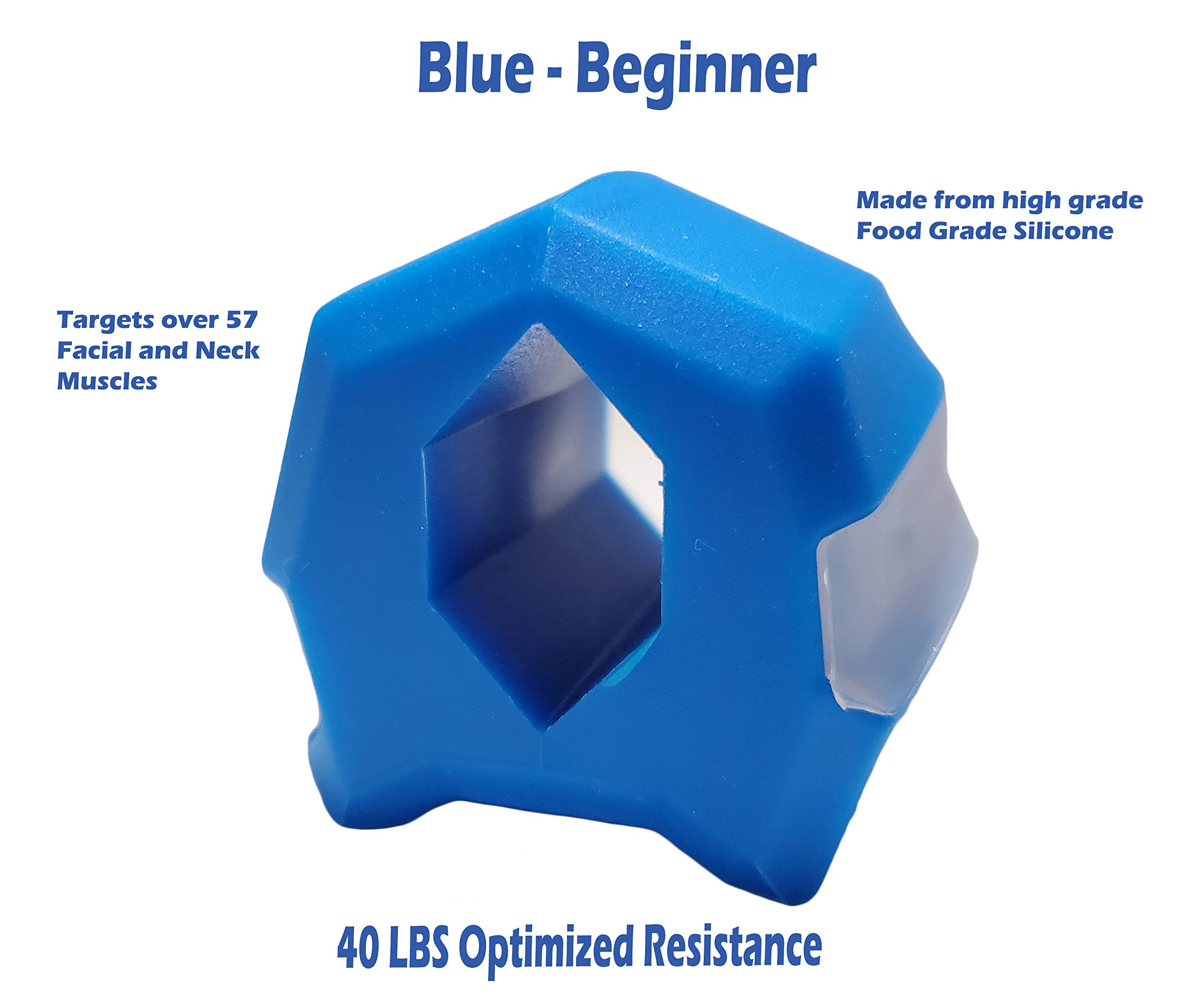 Rockville Jawline Exerciser Face Slimmer - Improve and Define your Jaw ...