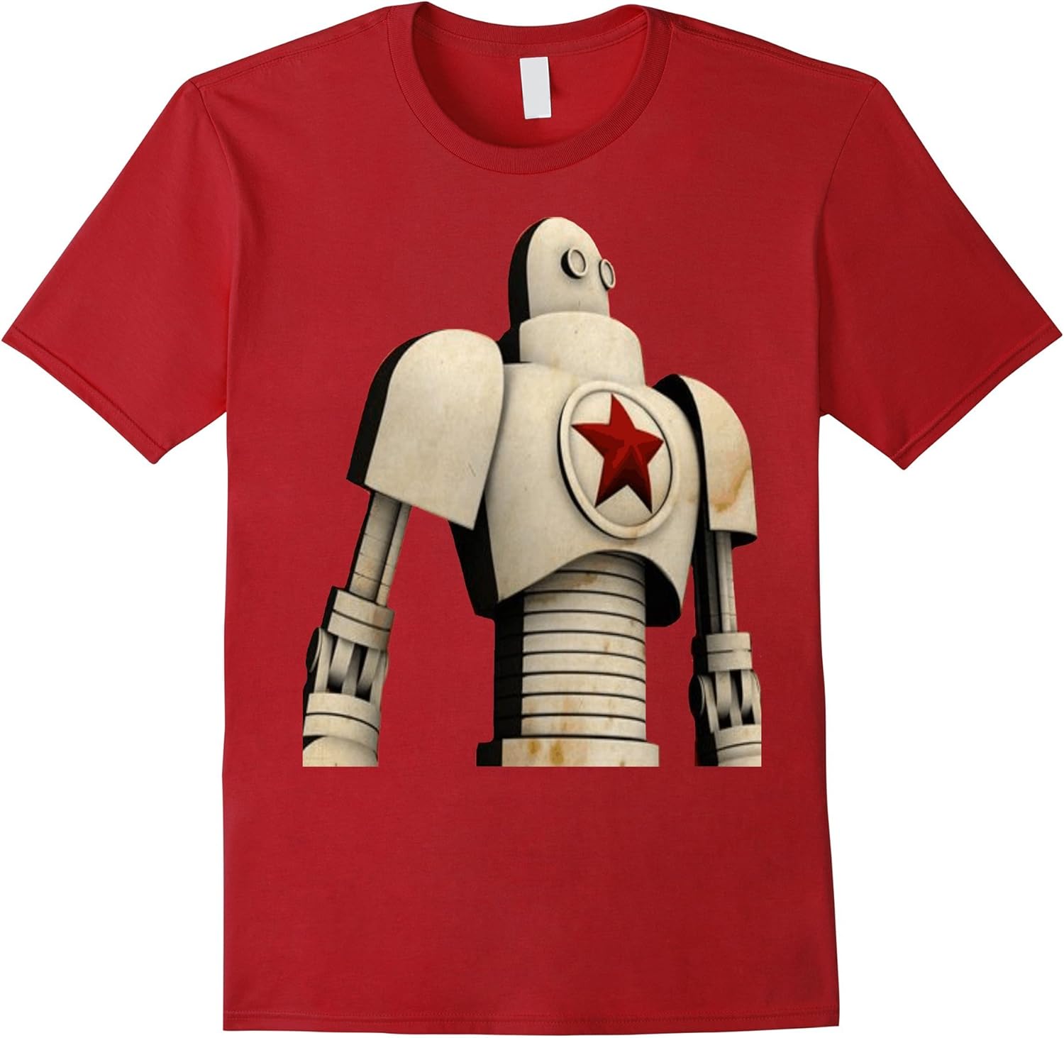 Amazon.com: Men's futuristic Communist Soviet Union Robot propaganda T ...