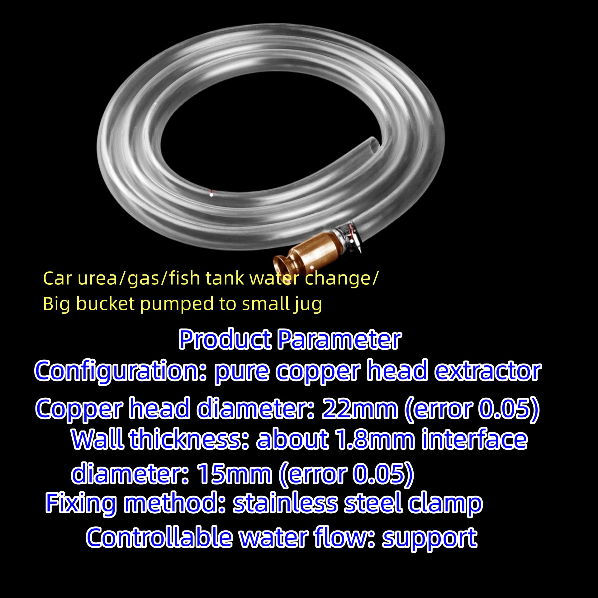 Snapklik.com : Gas Siphon 5FT Multi-Purpose Liquid Vibrating Siphon For ...