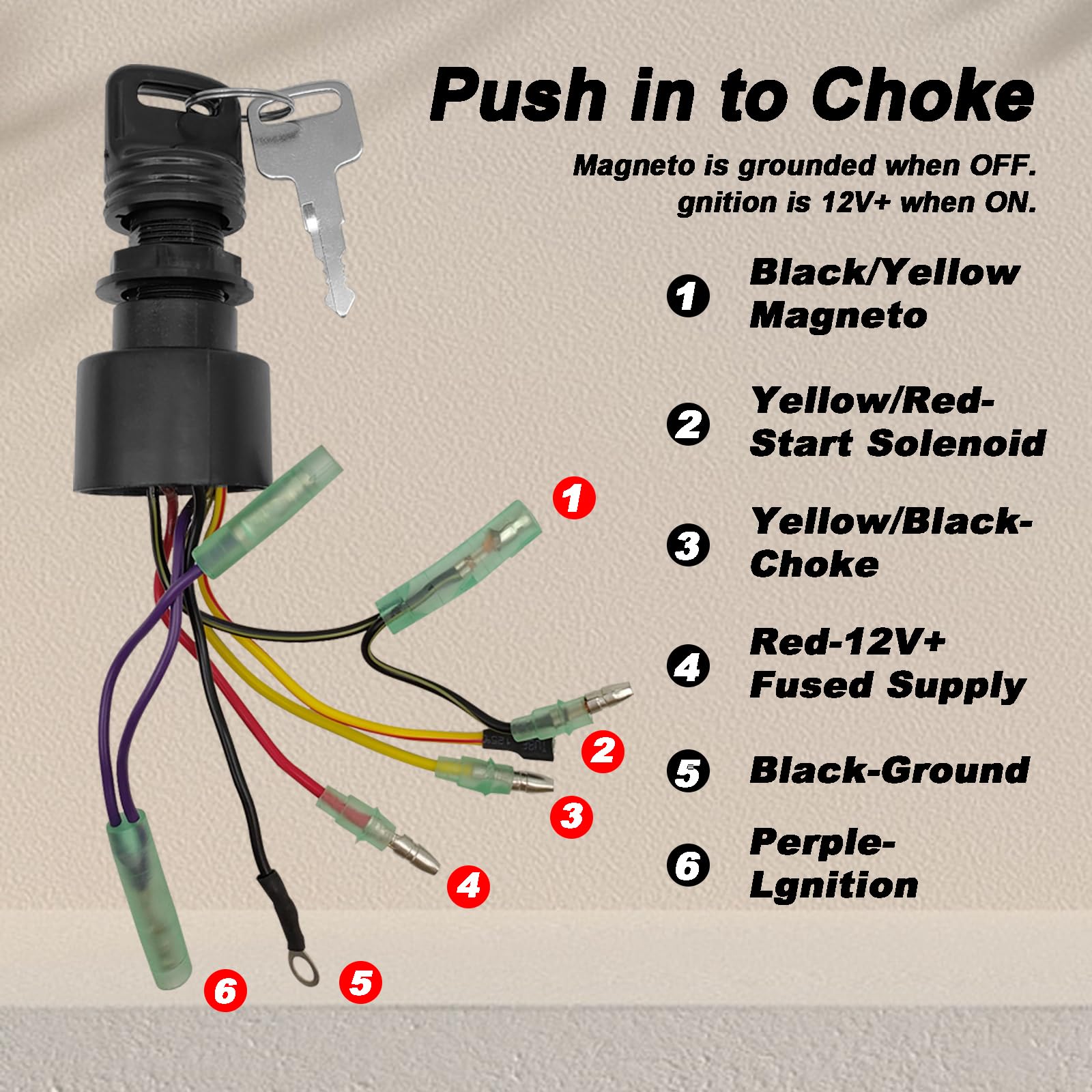 Ignition Switch Diagram Boat Marpac Push To Choke Ignition Switch
