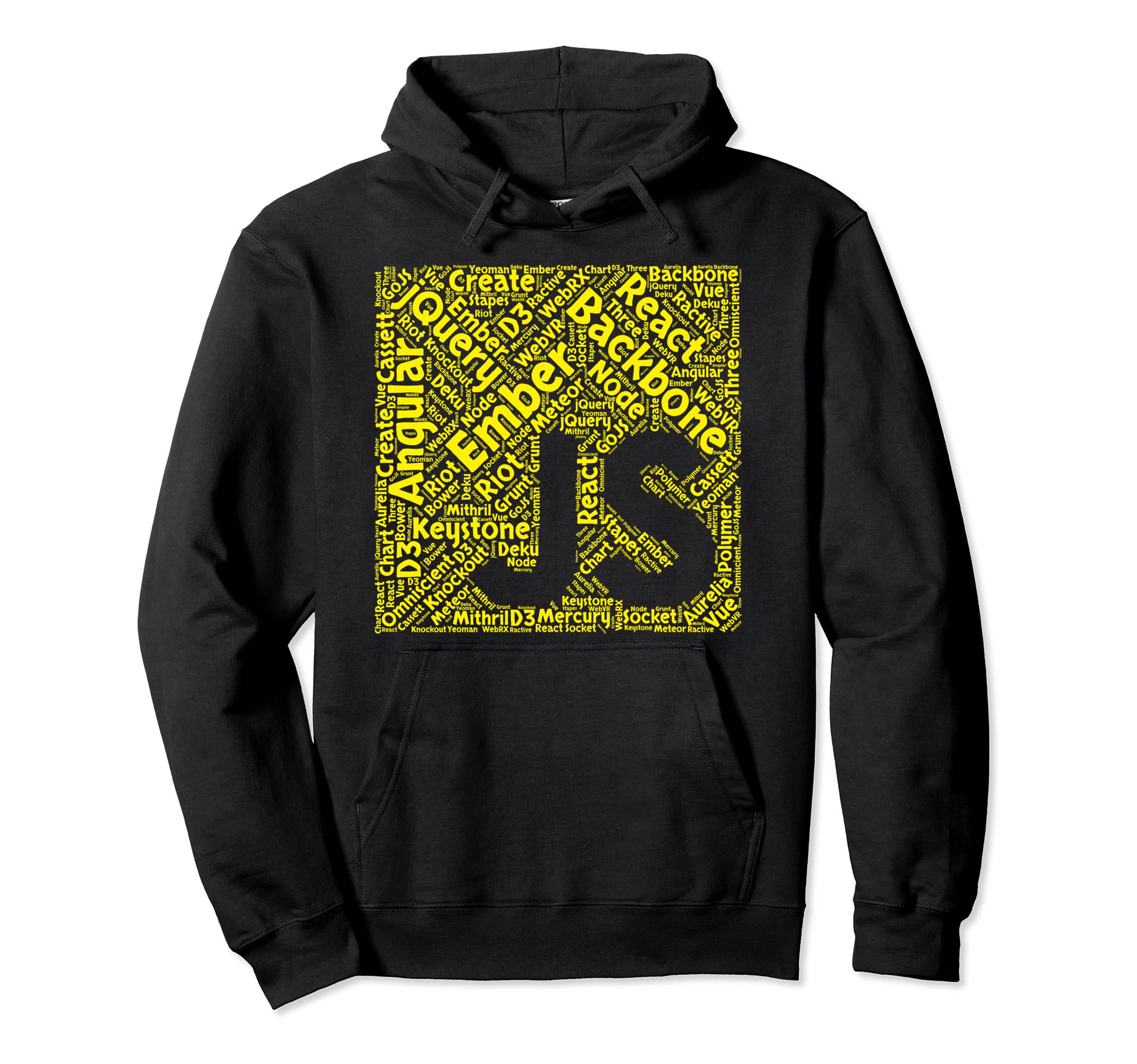 Amazon.com: Original JavaScript Hoodie | JS Framework Programming ...