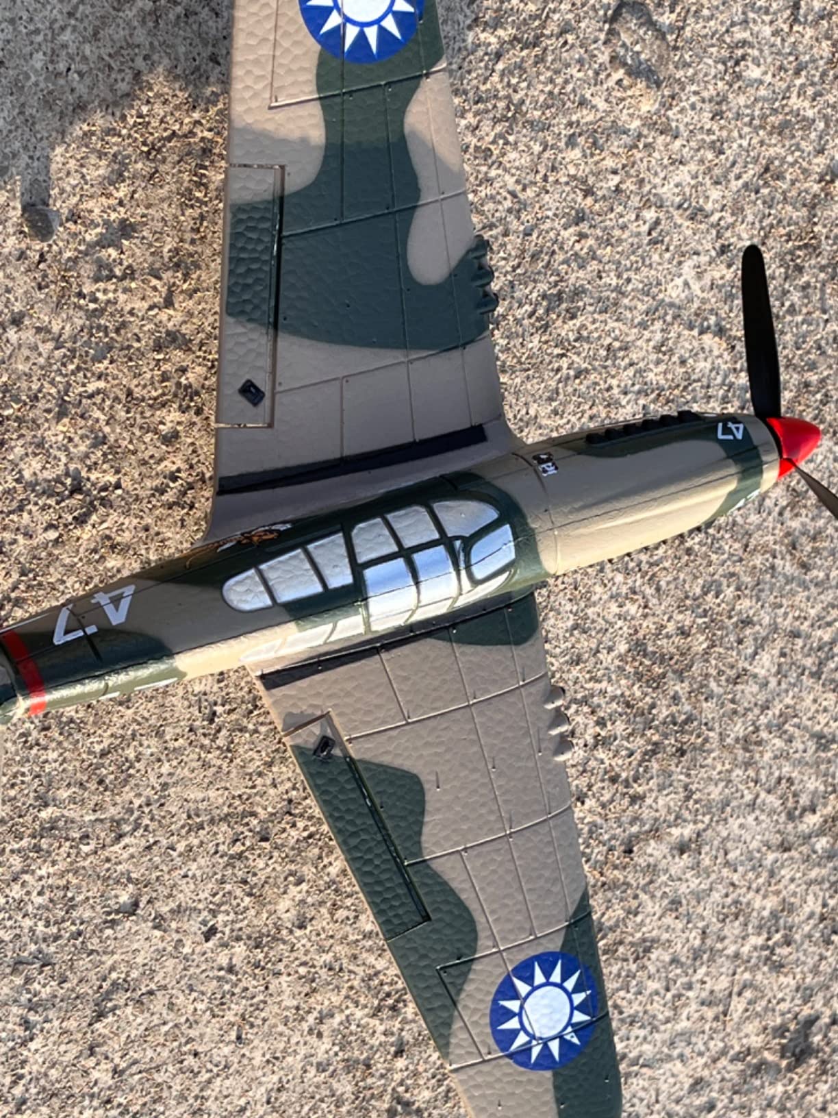 $24/mo - Finance LEAMBE RC Plane 4 Channel Remote Control Airplane - Ready to Fly P-40 Warhawk ...