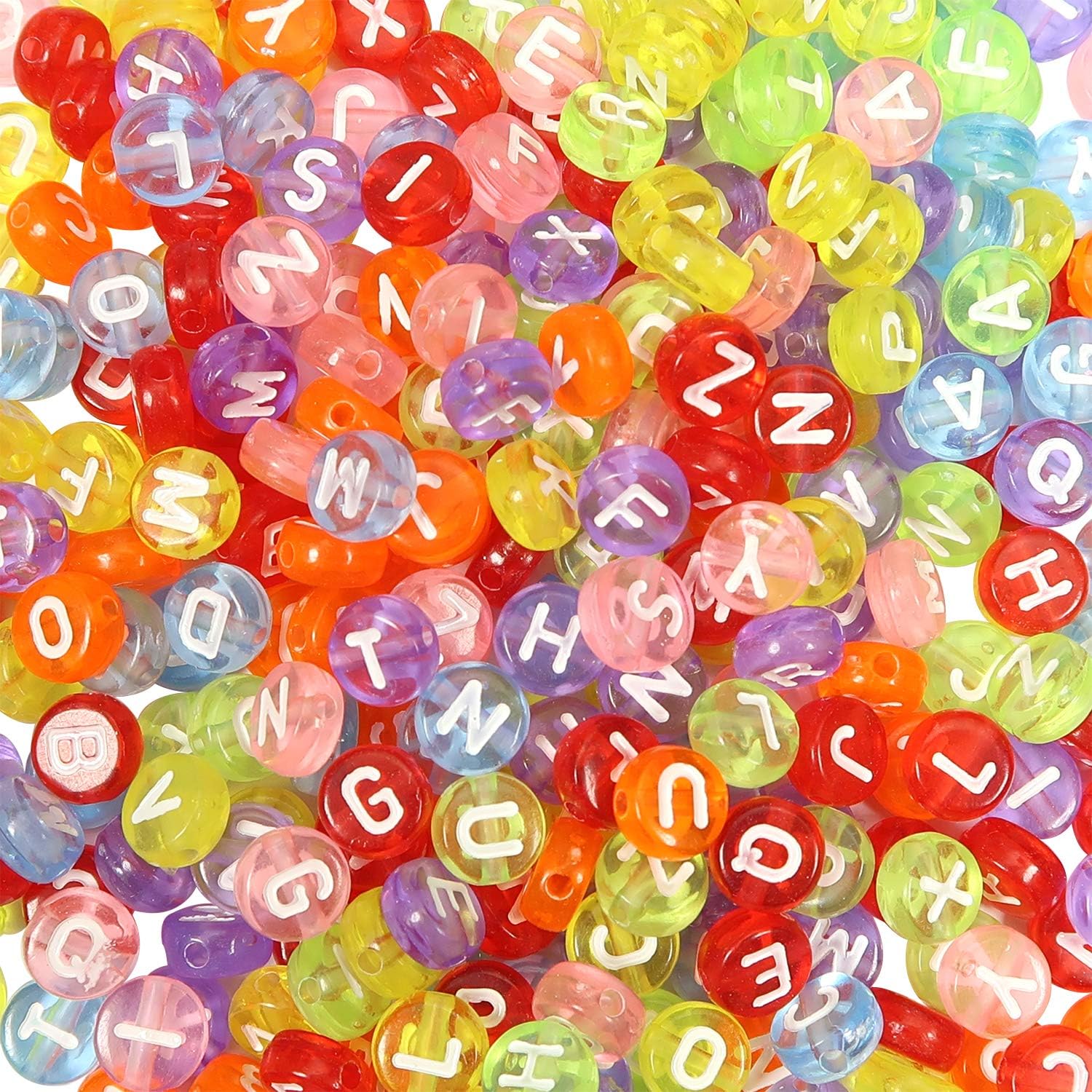 Amazon TOAOB 800pcs Round Acrylic Alphabet Letter Beads 4x7mm Amazon TOAOB 800pcs Round Acrylic Alphabet Letter Beads 4x7mm