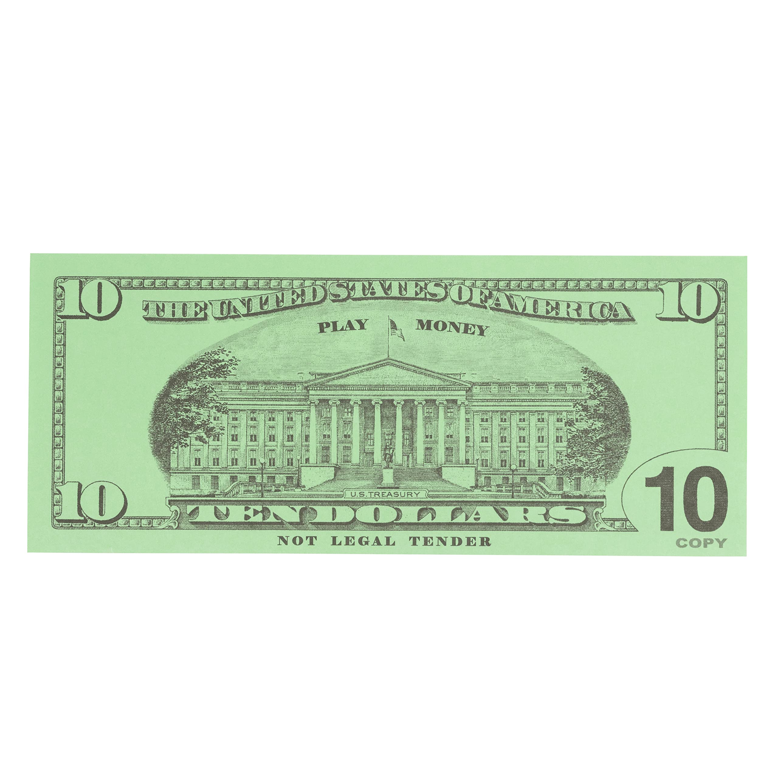 Snapklik.com : LEARNING ADVANTAGE Ten Dollar Play Bills - Set Of 100 10 ...