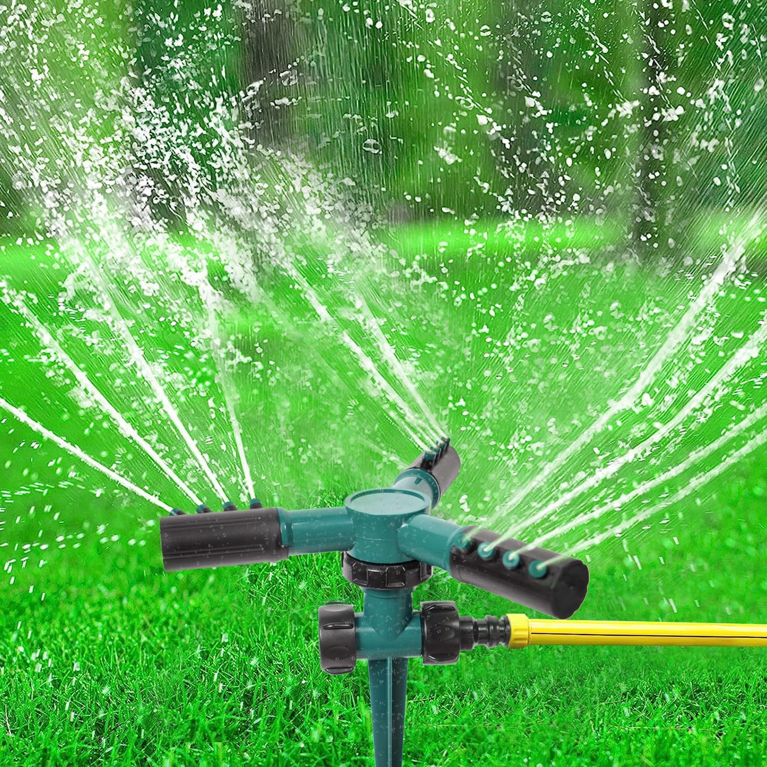 Amazon.com : Yard Sprinkler for Garden, Lawn Sprinkler for Yard, 360 ...