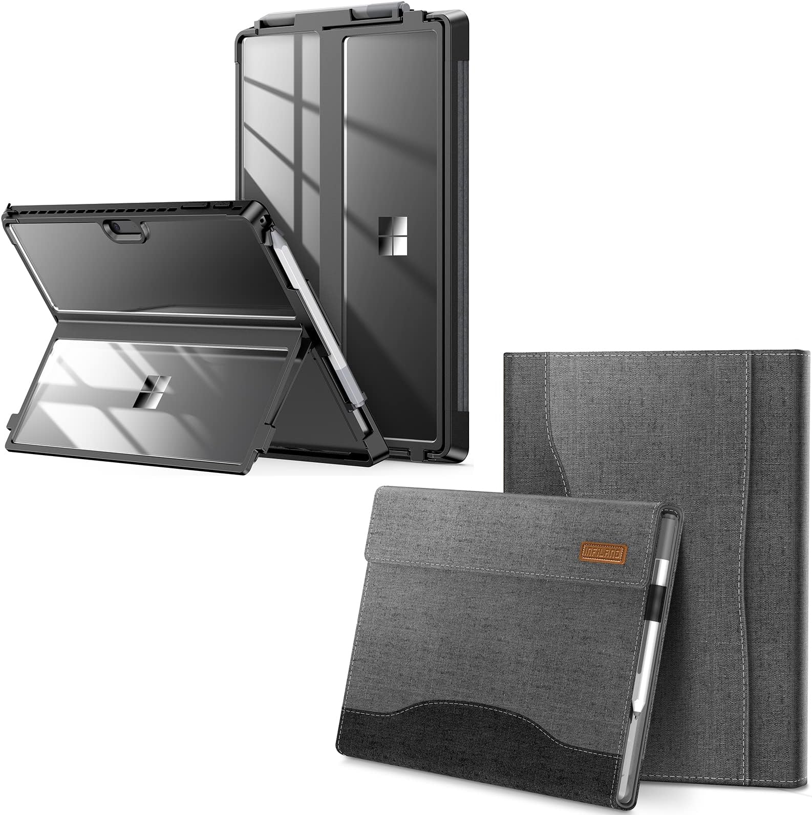 Amazon.com: INFILAND Surface Pro 7+/ Surface Pro 7 Plus Case Compatible ...