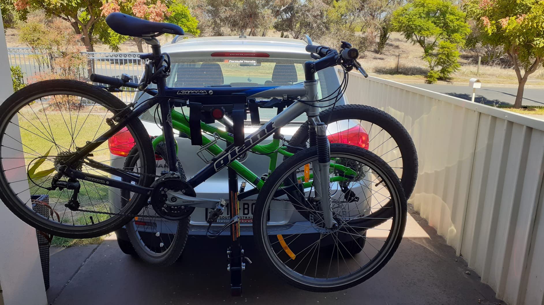 Bike Bicycle Top Tube Cross-bar Frame Adjustable Adapter for Bike Car ...