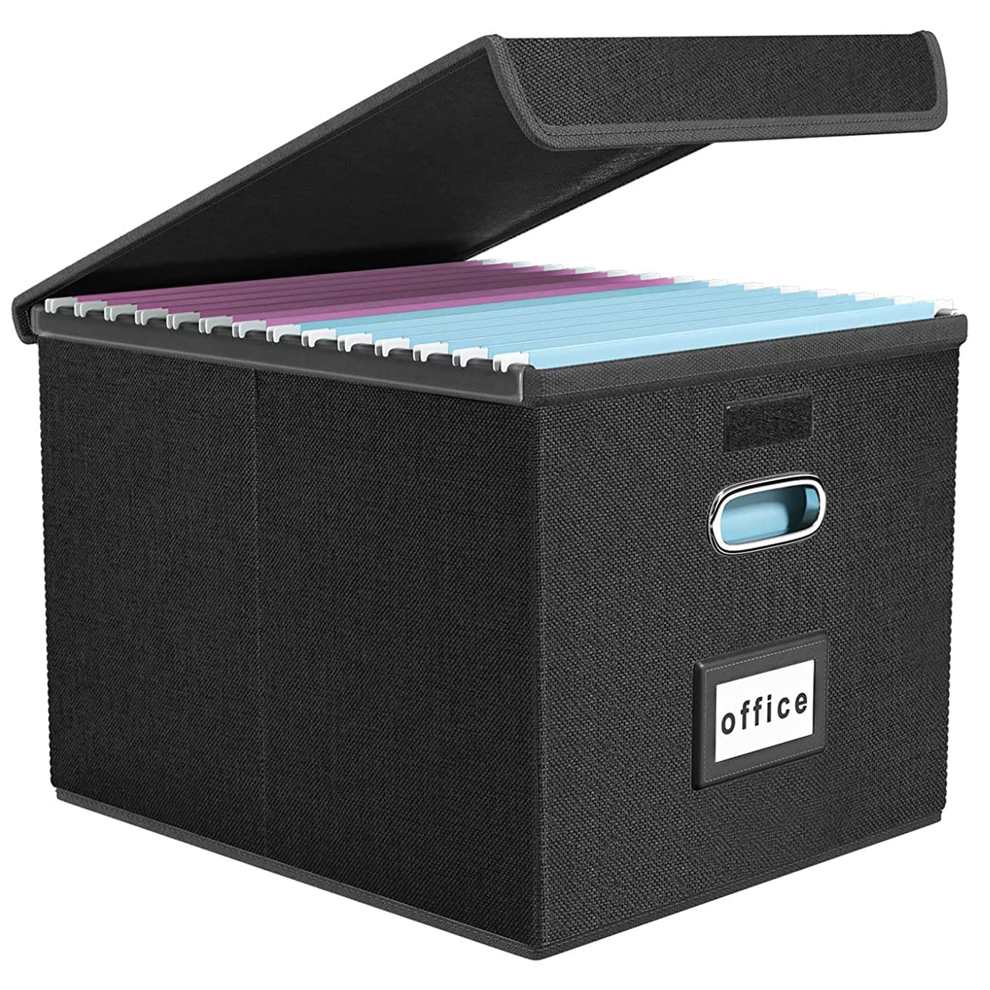 Caja Organizadora De Archivos Portátil Con Tapa, Caja Archivadora Para ...