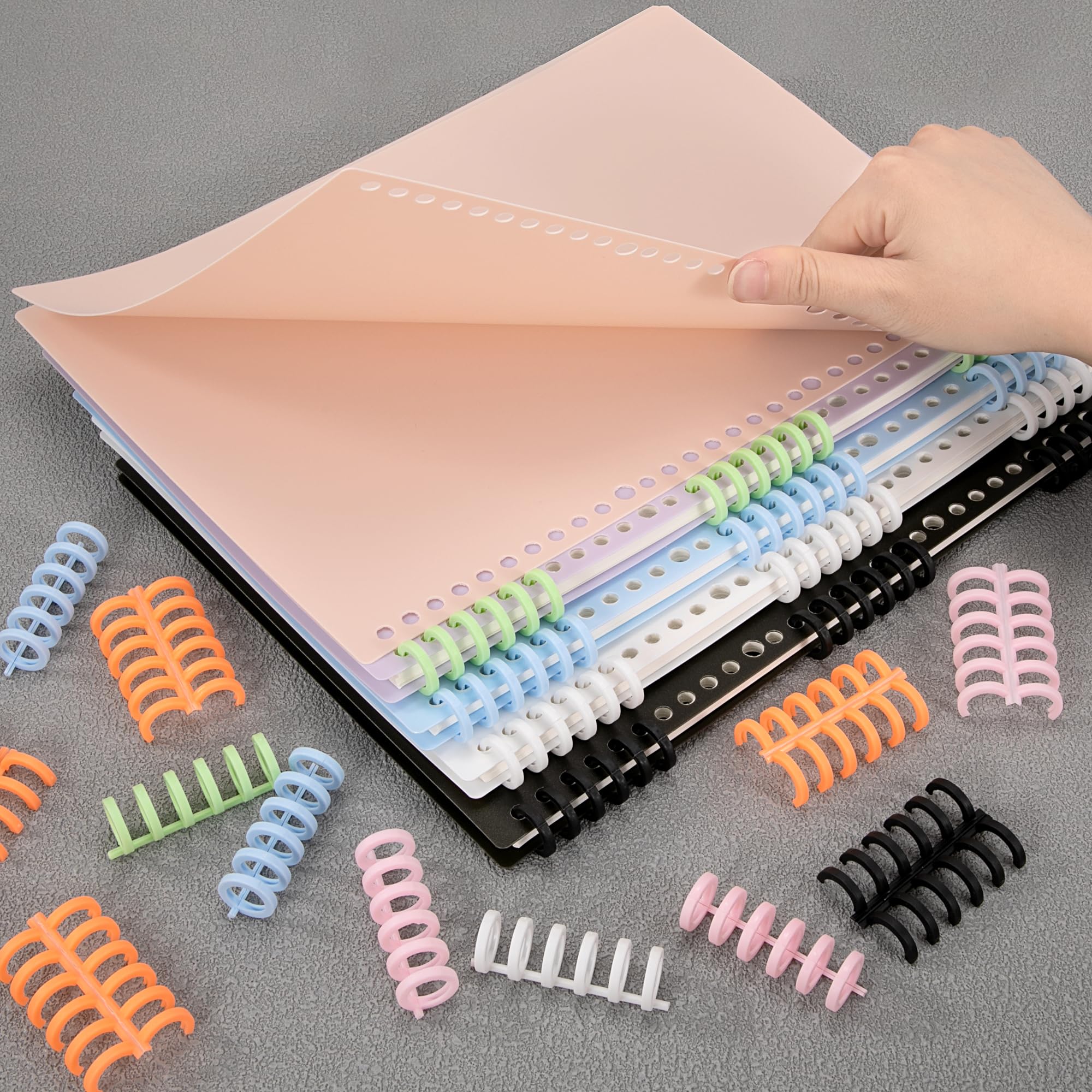Plastic Binder Rings Binding Combs Plastic 38 Mm (1 1/2") 21 Ring NZ