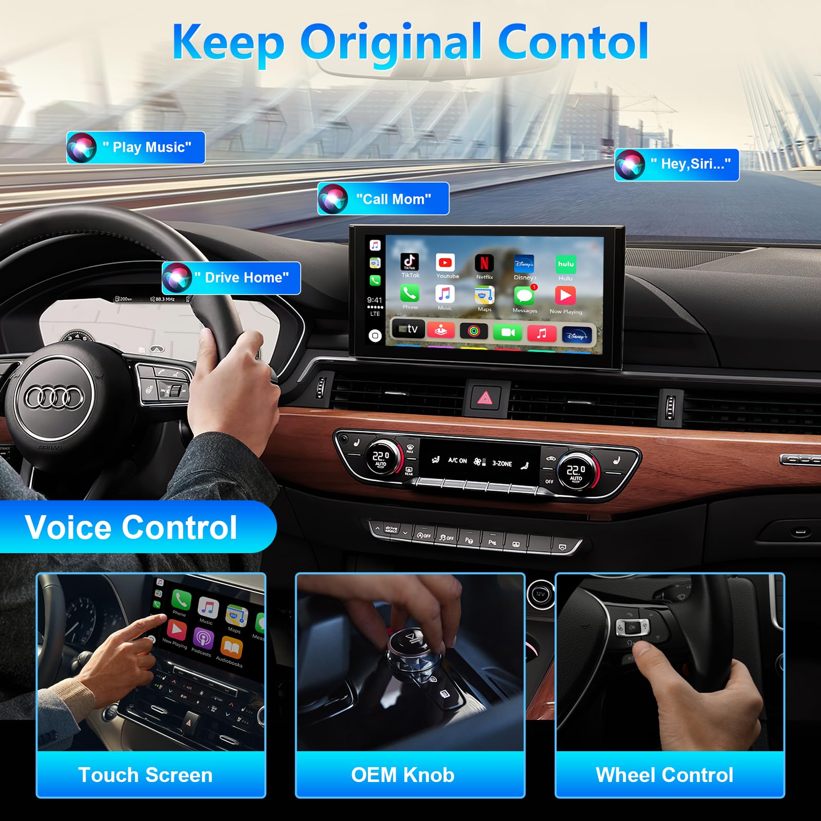 Snapklik.com : MTAKYA Car TV Mate Pro & Wireless CarPlay HDMI ...