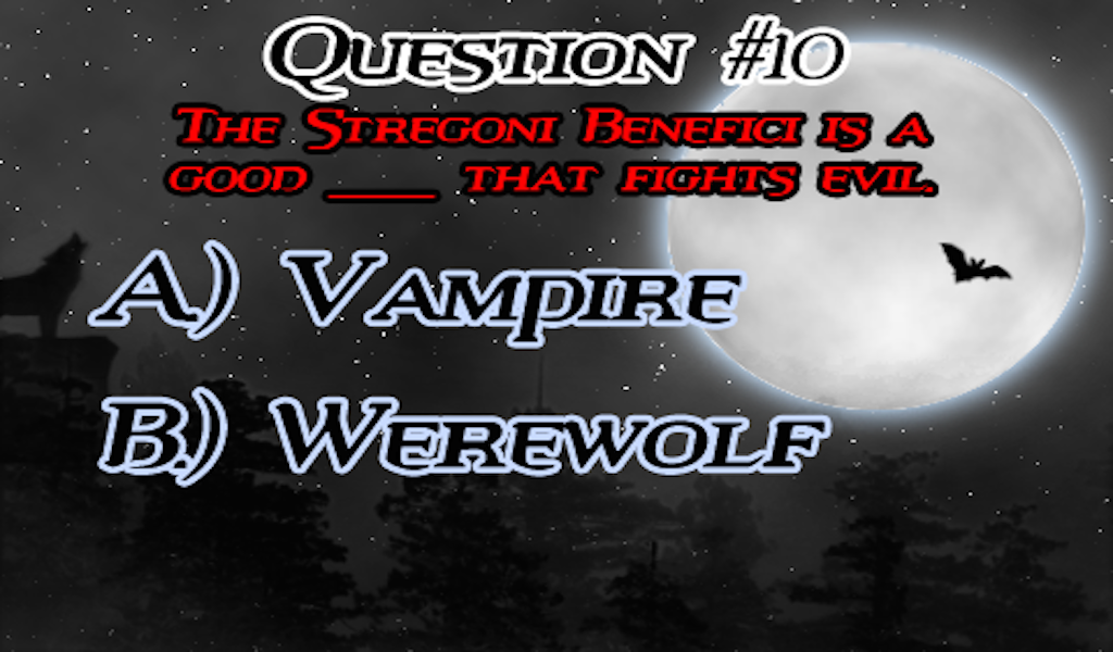 Vampires vs. Werewolves Quiz FREE - App on Amazon Appstore