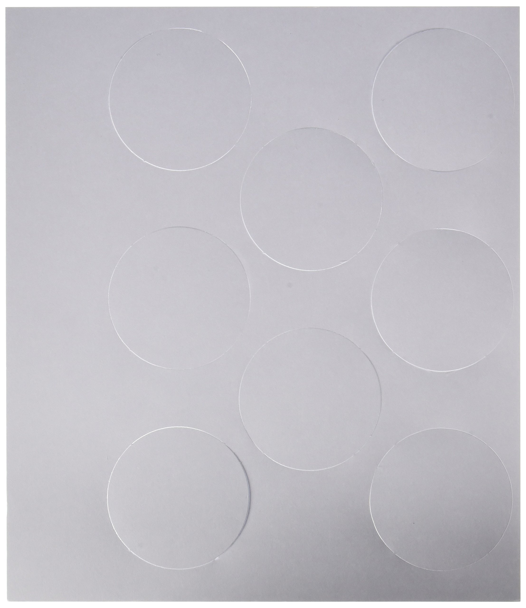Snapklik.com : 2.625" Pre-Cut White Paper Circles For 2.25" Buttons
