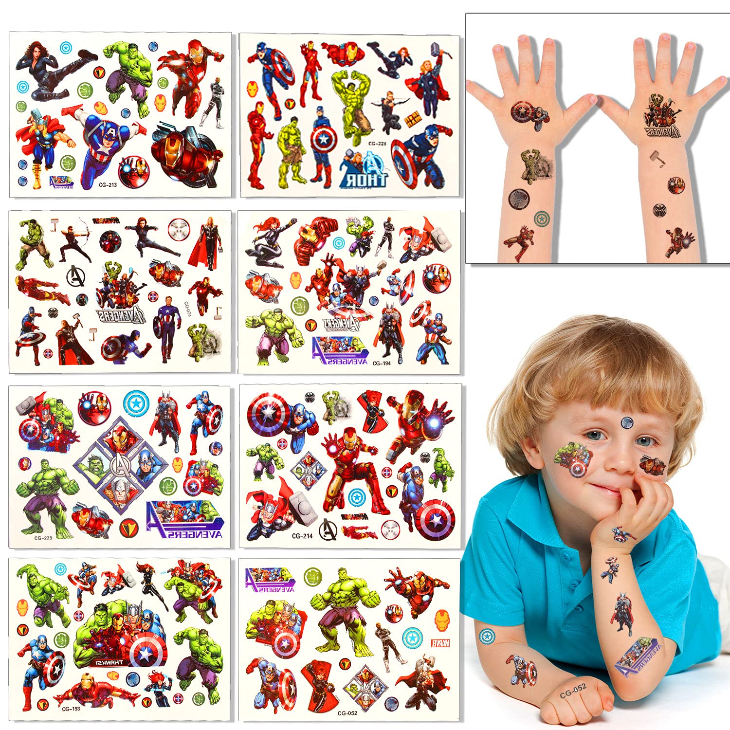 Buy Children Tattoo Stickers Boy, Childrens Tattoos Unisex, Kids ...