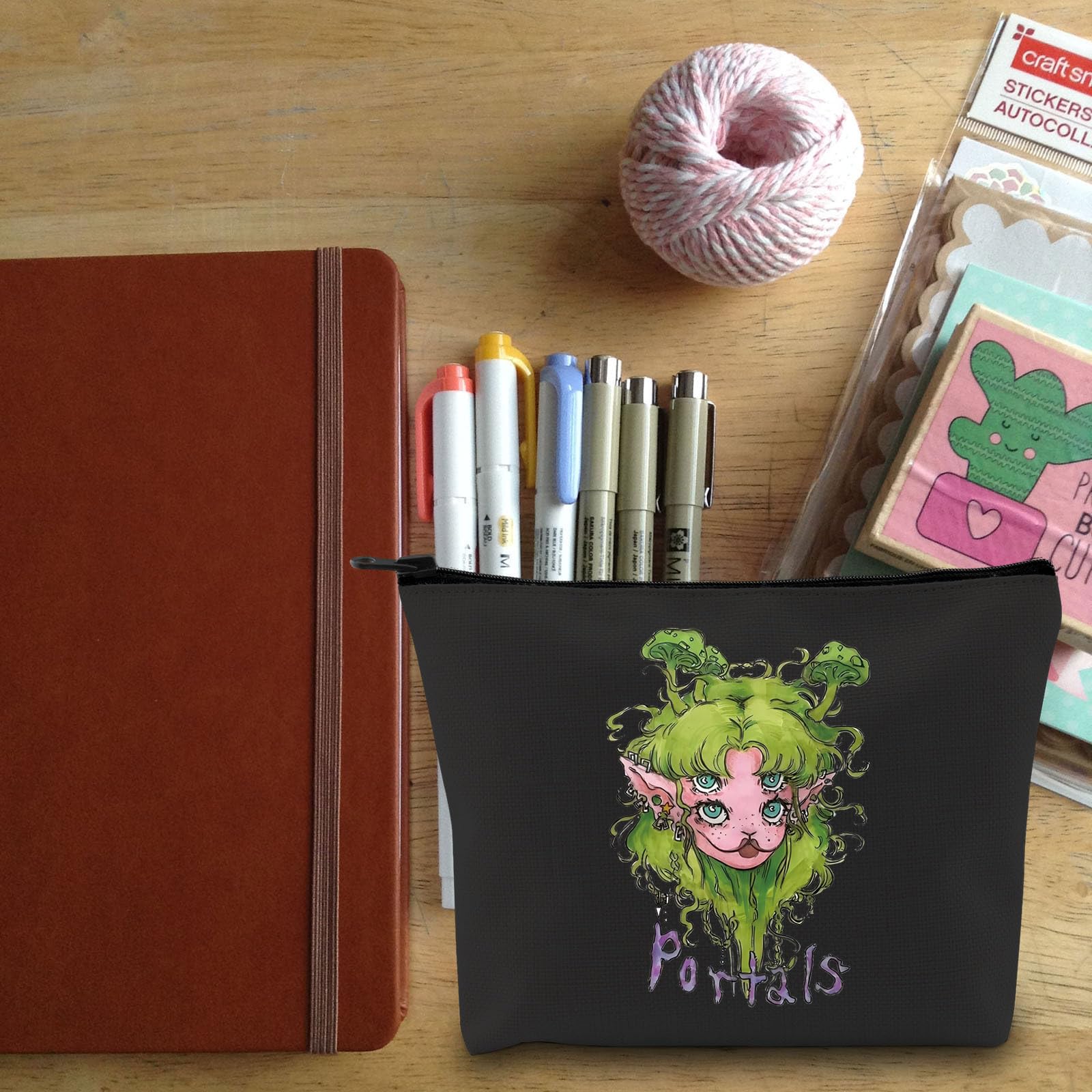 Snapklik.com : TOBGBE Fairy Singer Cosmetic Makeup Bag Singer Music ...