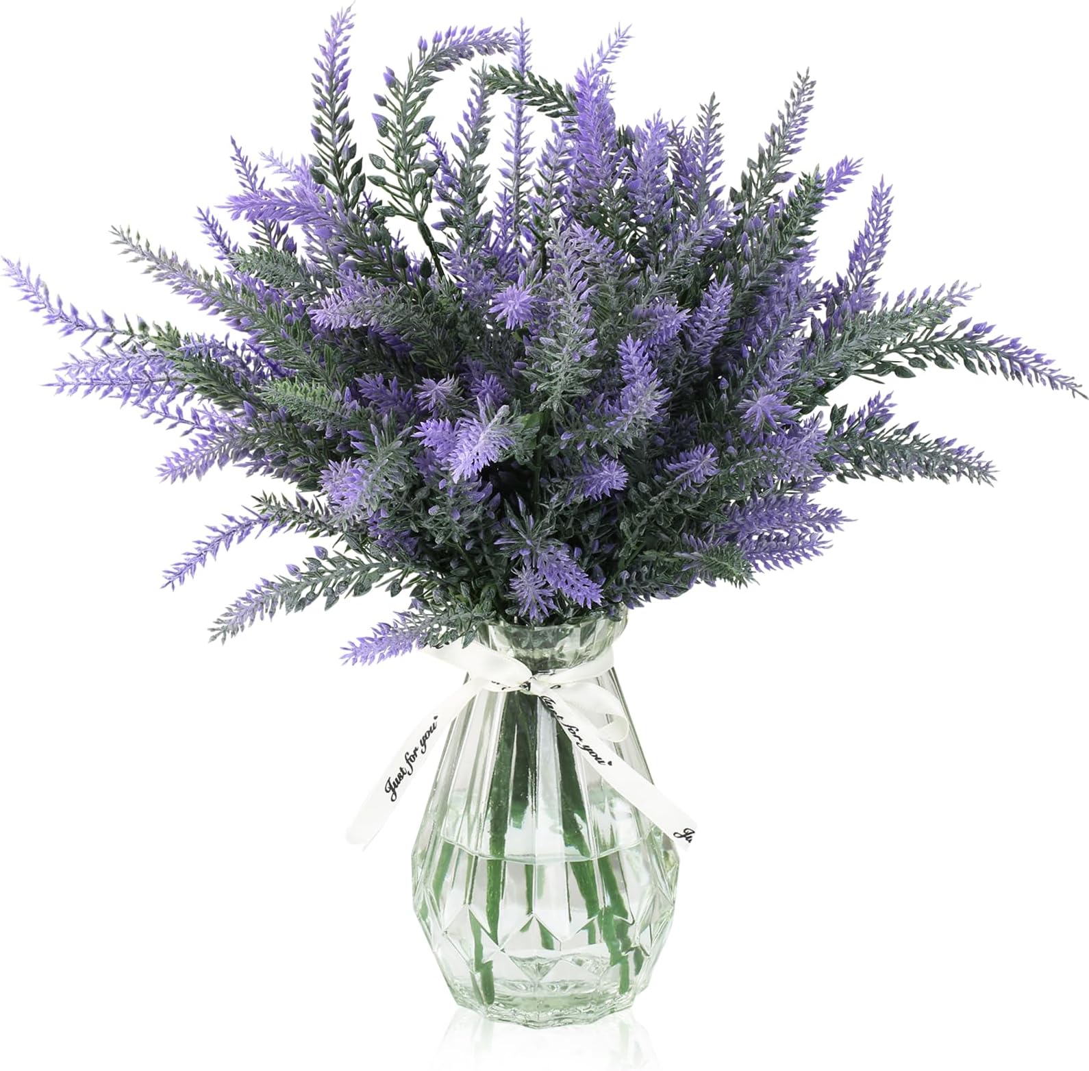 Amazon.com: GIAUMA Artificial Lavender Flowers Wicker Rattan Balls with ...