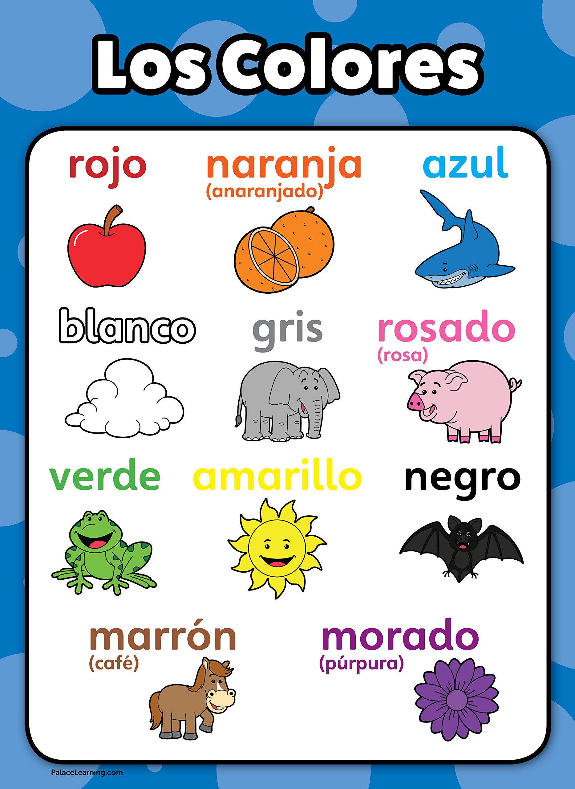 Spanish Toddler Learning Poster Kit - 9 Educational Preschool Charts ...