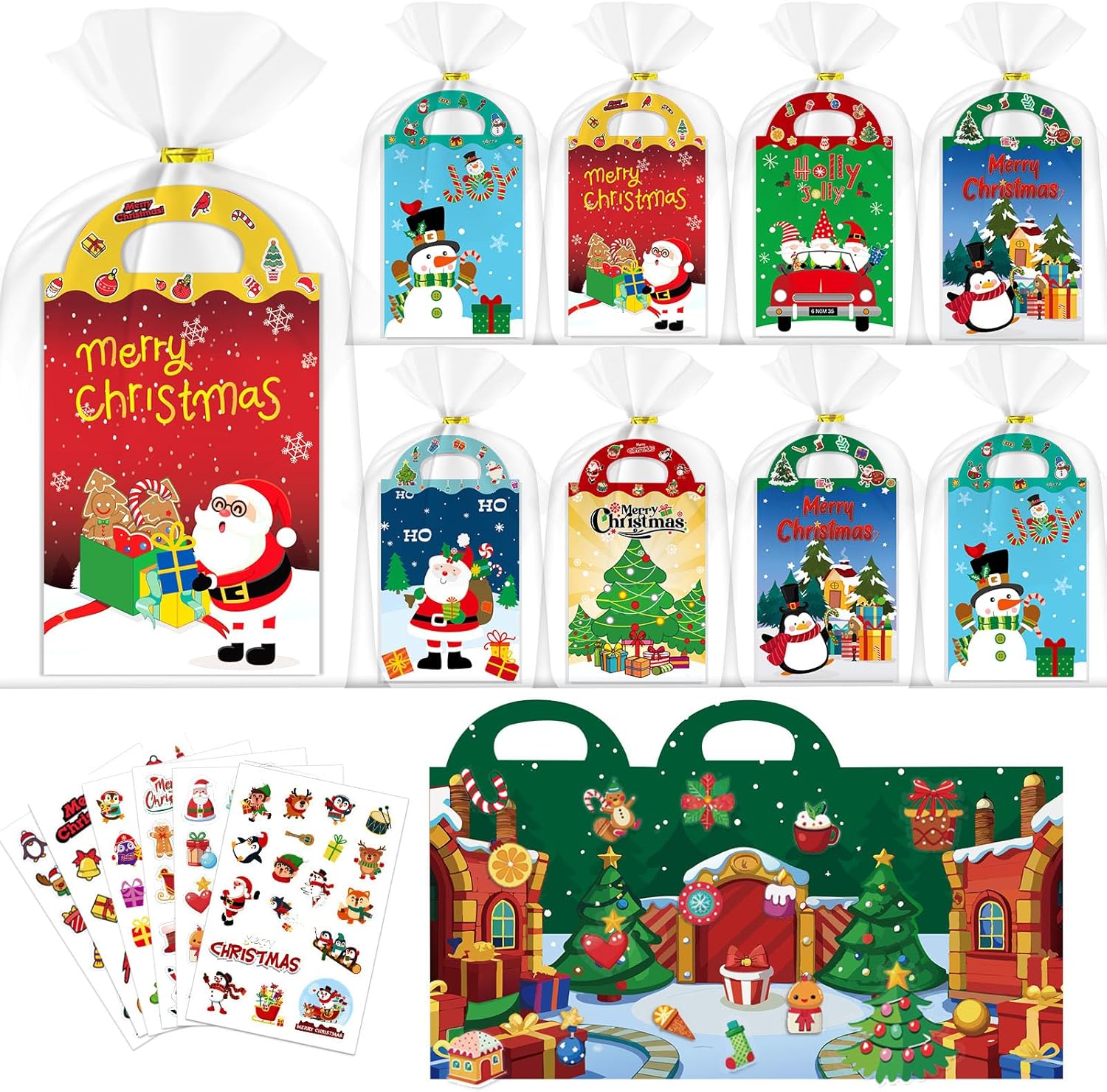 Amazon.com: iRugosa hapfyer 24 Pack Reusable Sticker Book for Kids ...
