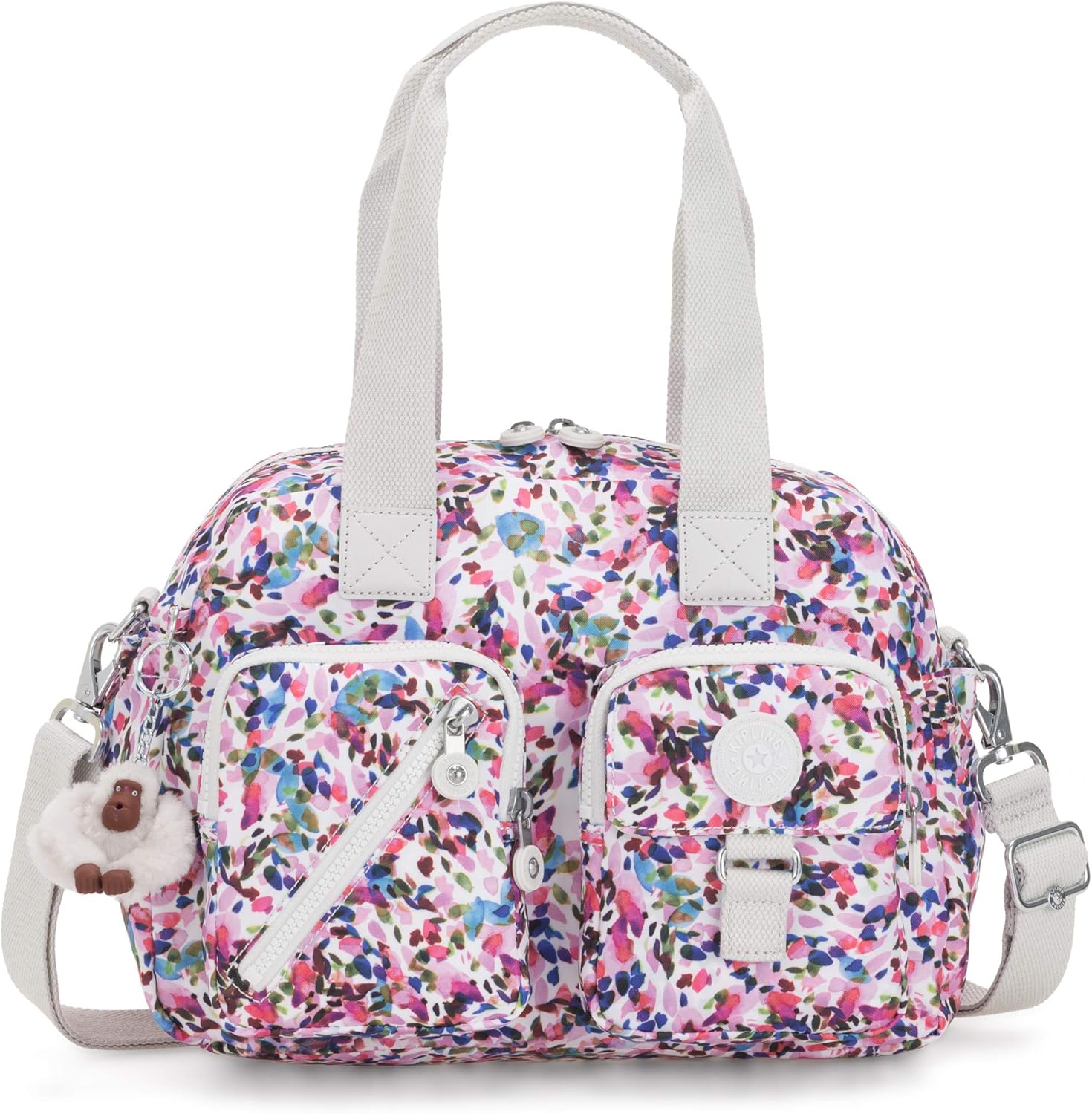 Kipling DEFEA Handbag in Lckyleaves: Amazon.co.uk: Fashion