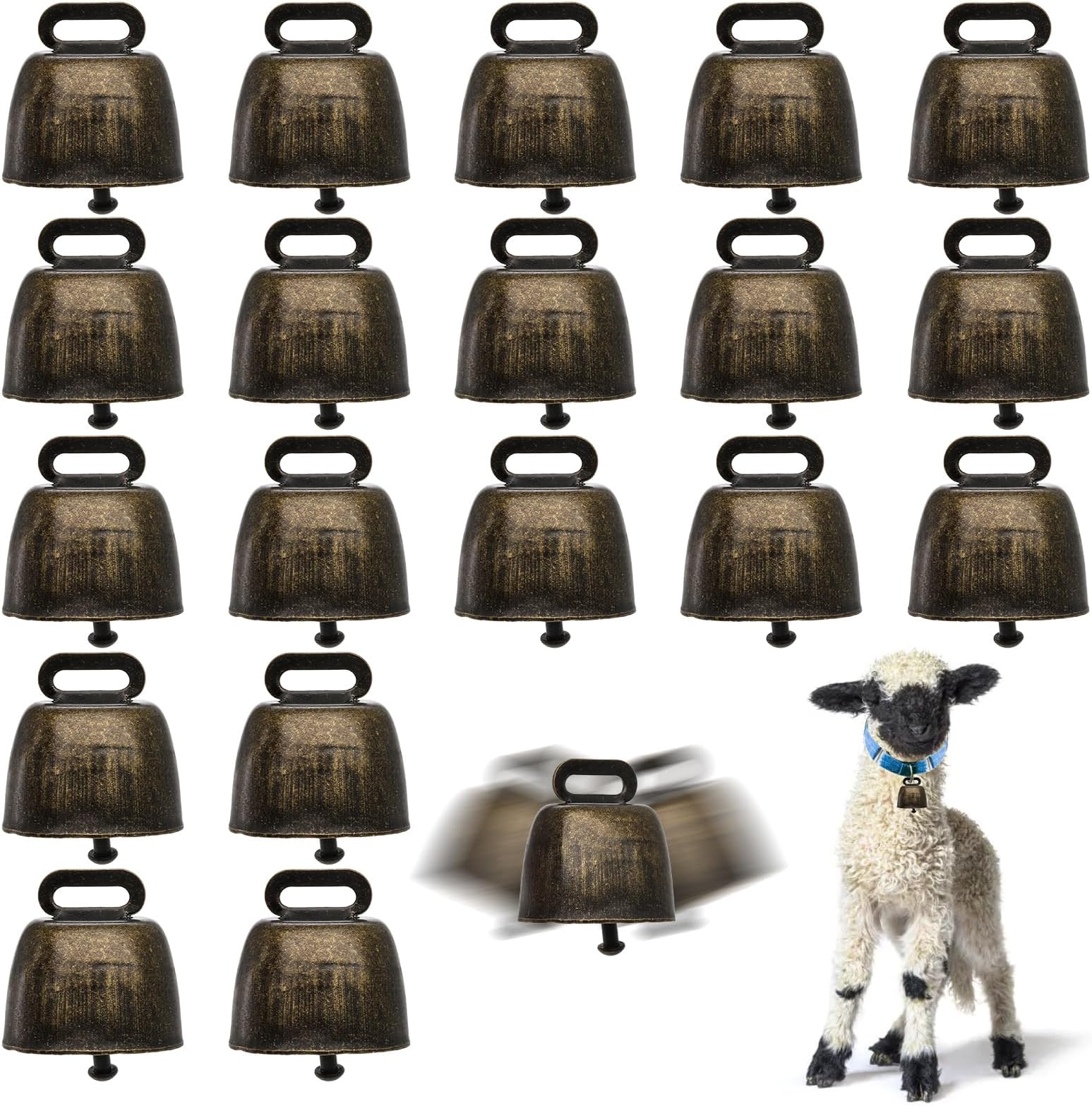 Amazon.com: Homeford Small Metal Cowbells, Rose Gold, 1-Inch, 12-Count ...