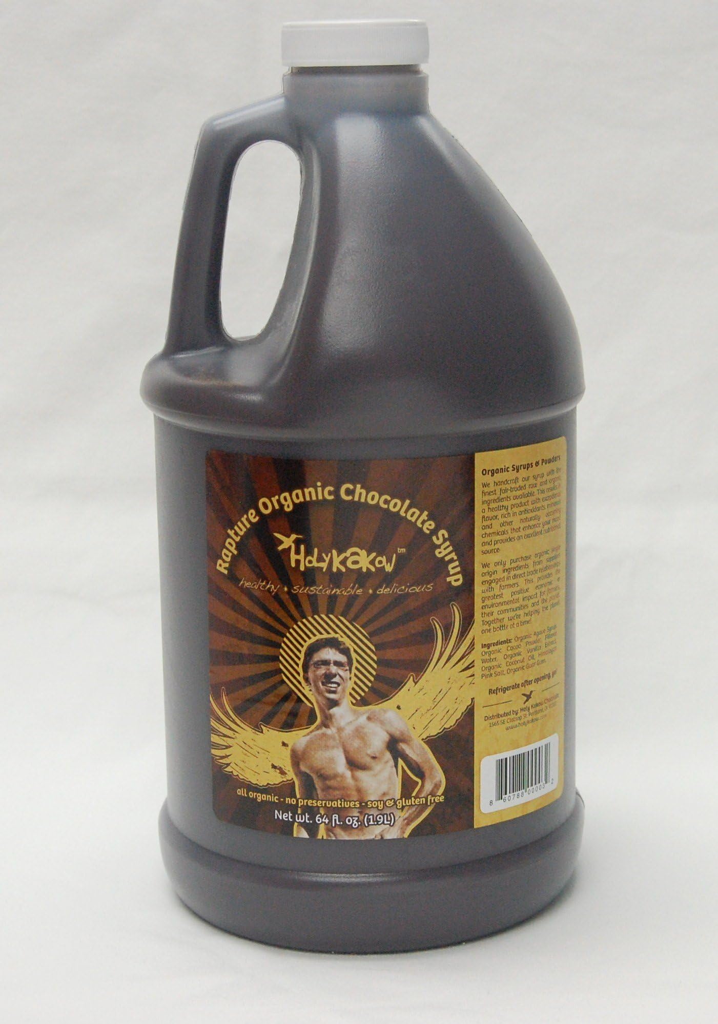 Amazon.com : Holy Kakow Organic Chocolate Syrup - Organic Chocolate ...