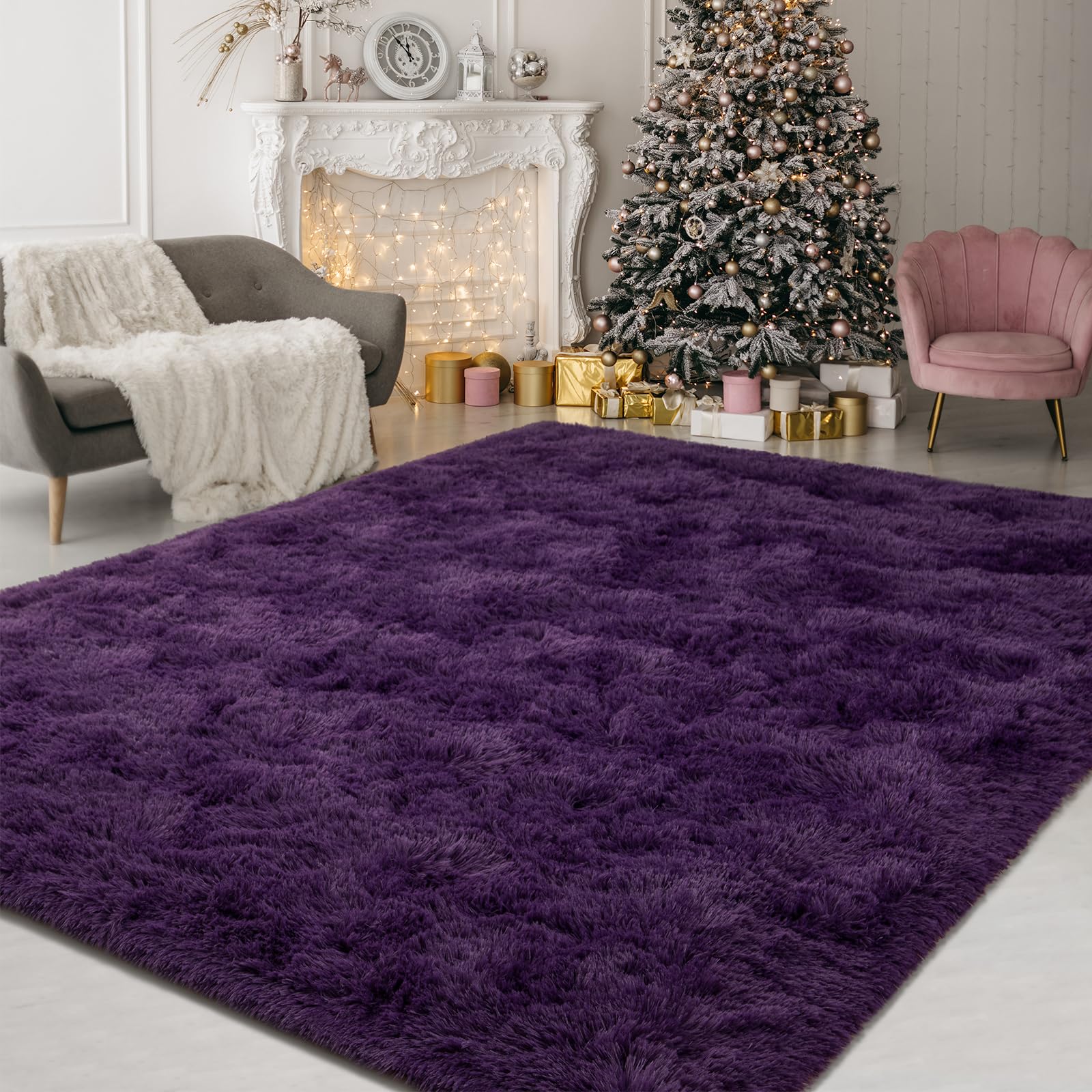 Fosirug Rugs for Living Room 7x10 Feet Area Rug for Bedroom Ultra Soft ...
