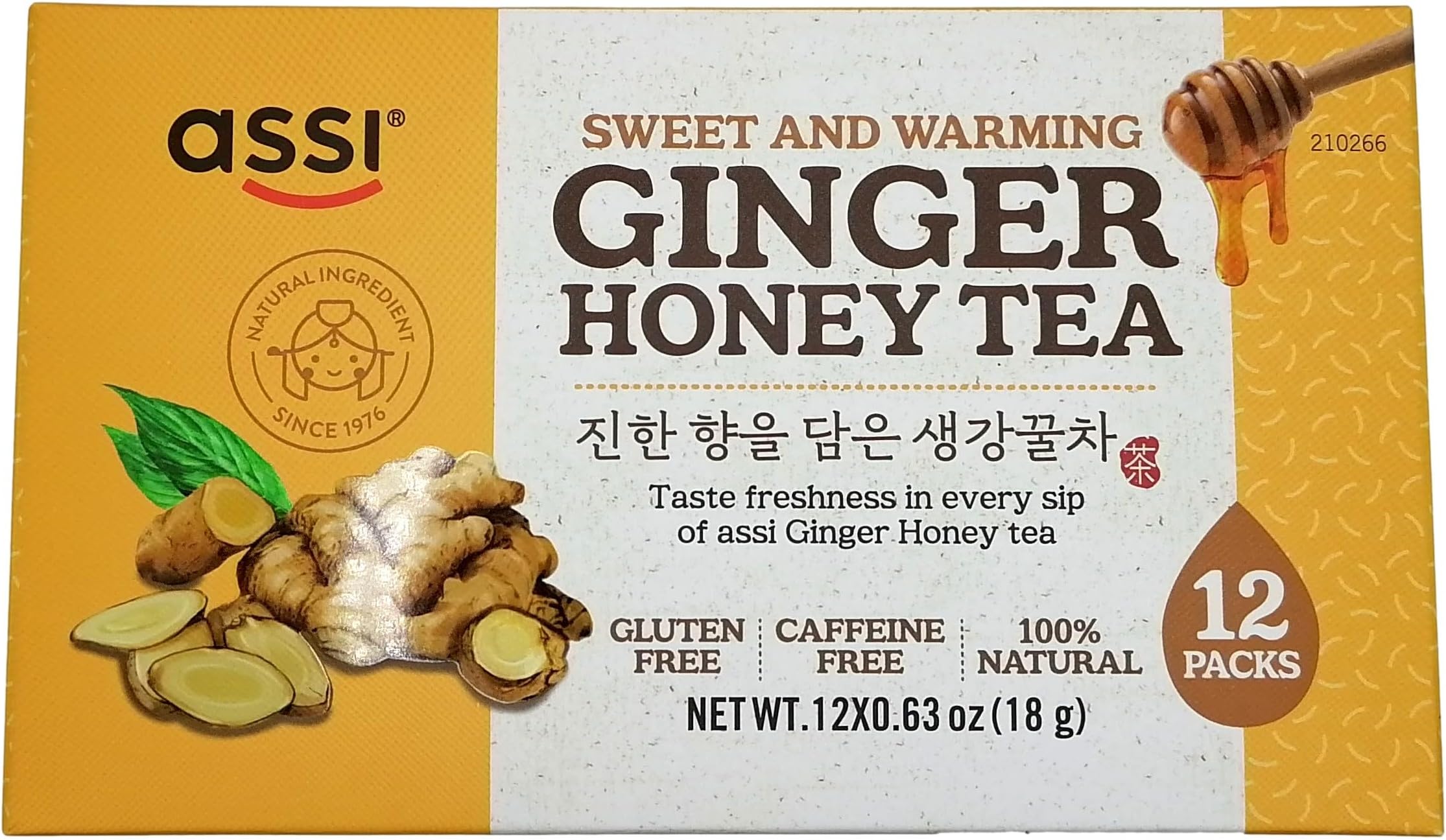 Amazon.com : Instant Ginger Tea with Honey - 12 Bags X 0.63oz : Grocery ...