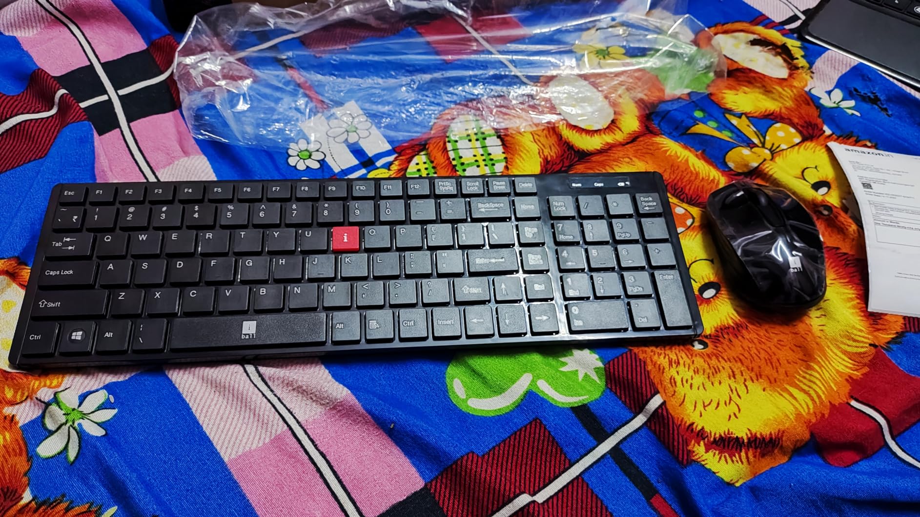 Amazon.in: Buy iBall Wireless Combo i4 Deskset Slim I Keyboard I Smart ...