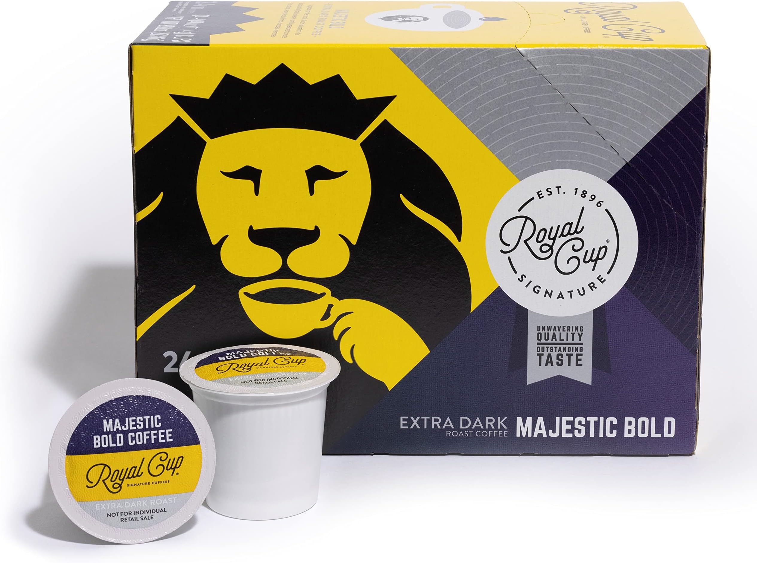 Amazon.com: ROYAL CUP SIGNATURE COFFEE - Majestic Bold Extra Dark Roast ...