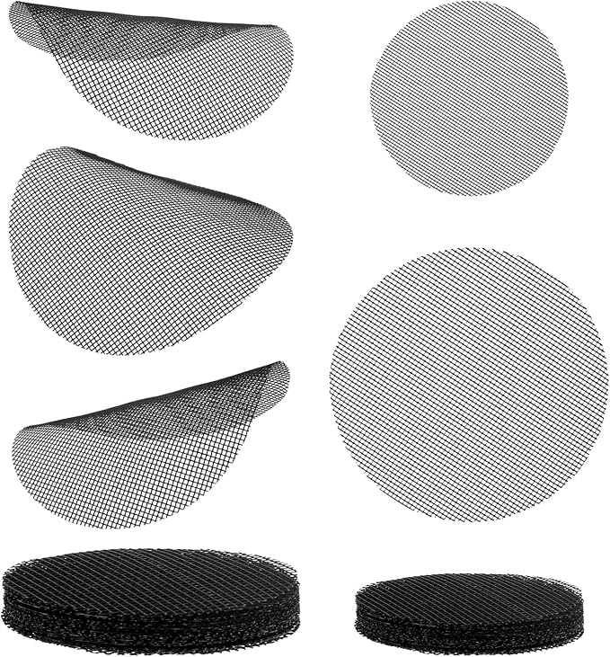 Amazon.com: 2" 4" Flower Pot Hole Mesh Pad Rounds Drainage Hole ...
