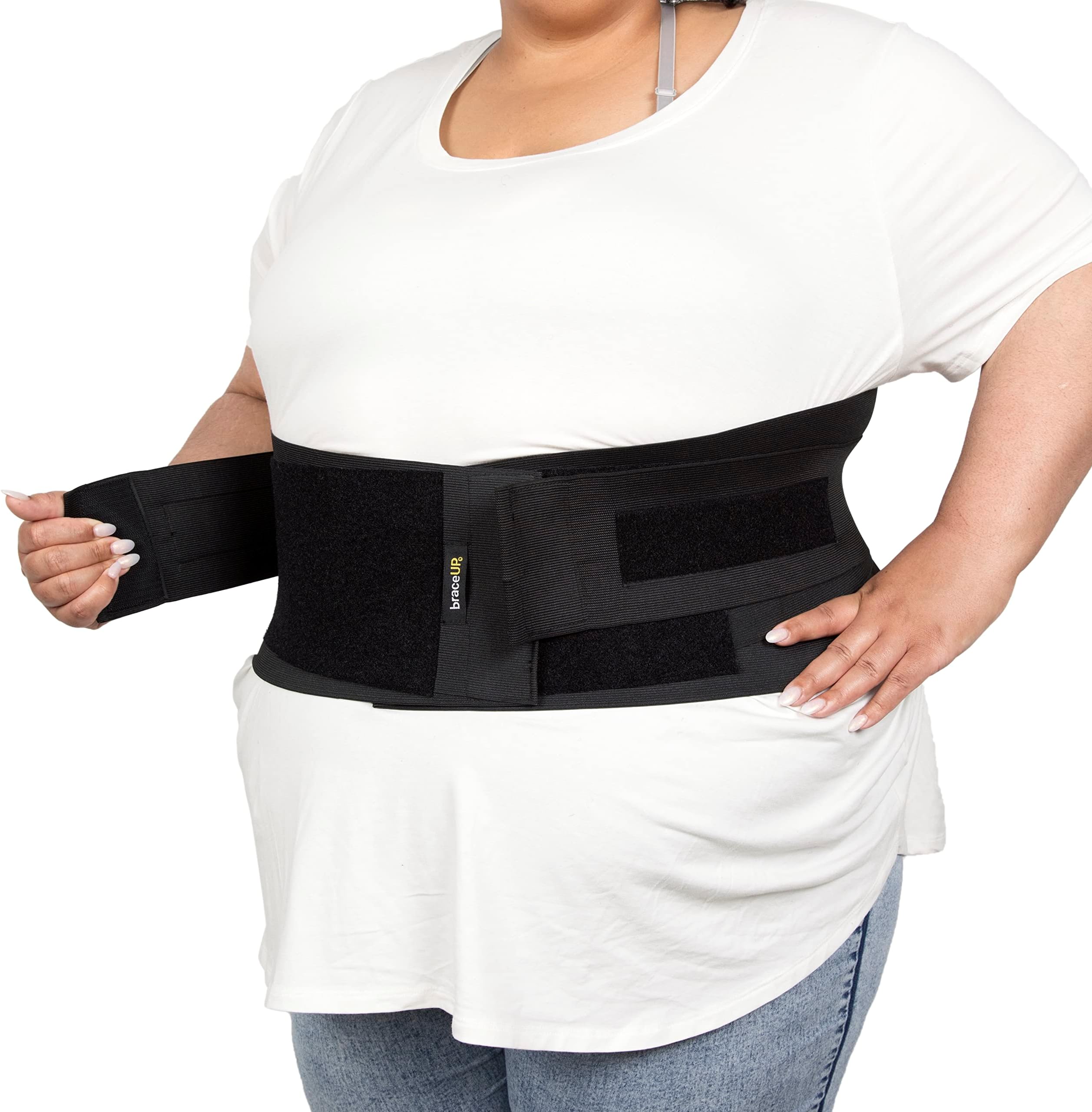 Amazon.com: BraceUP Back Support Belt for Men and Women - Breathable ...